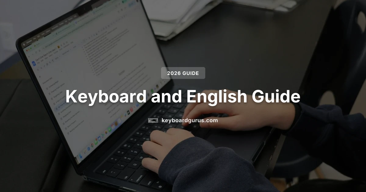 Keyboard and English: Typing Skills and Language Learning Guide